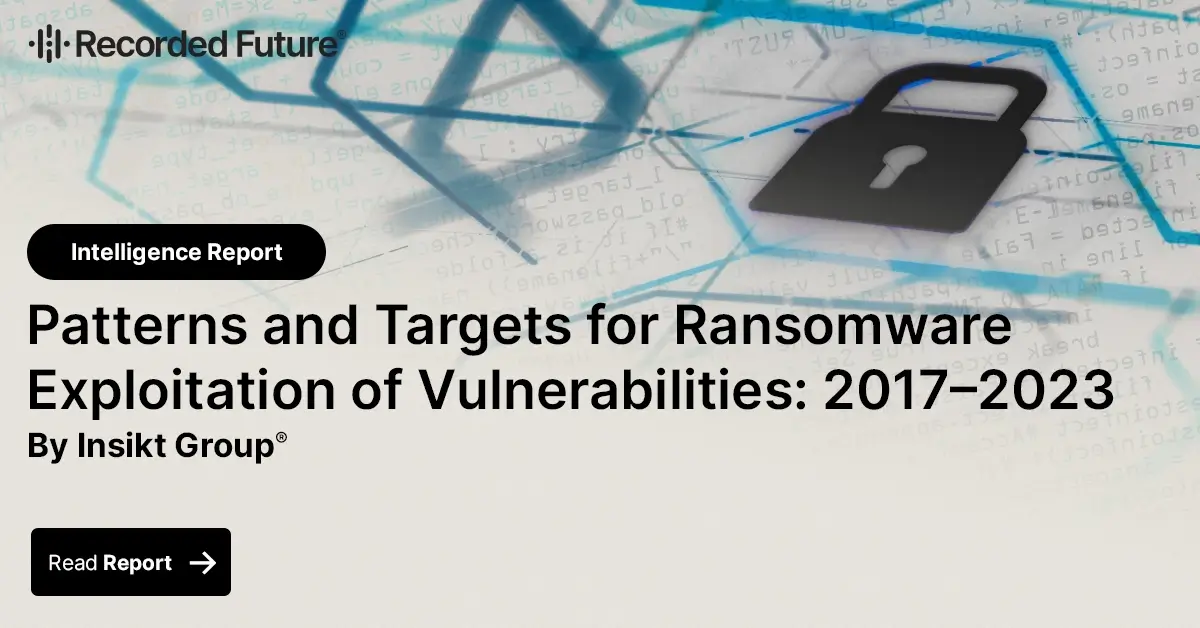 Patterns and Targets for Ransomware Exploitation of Vulnerabilities: 2017–2023